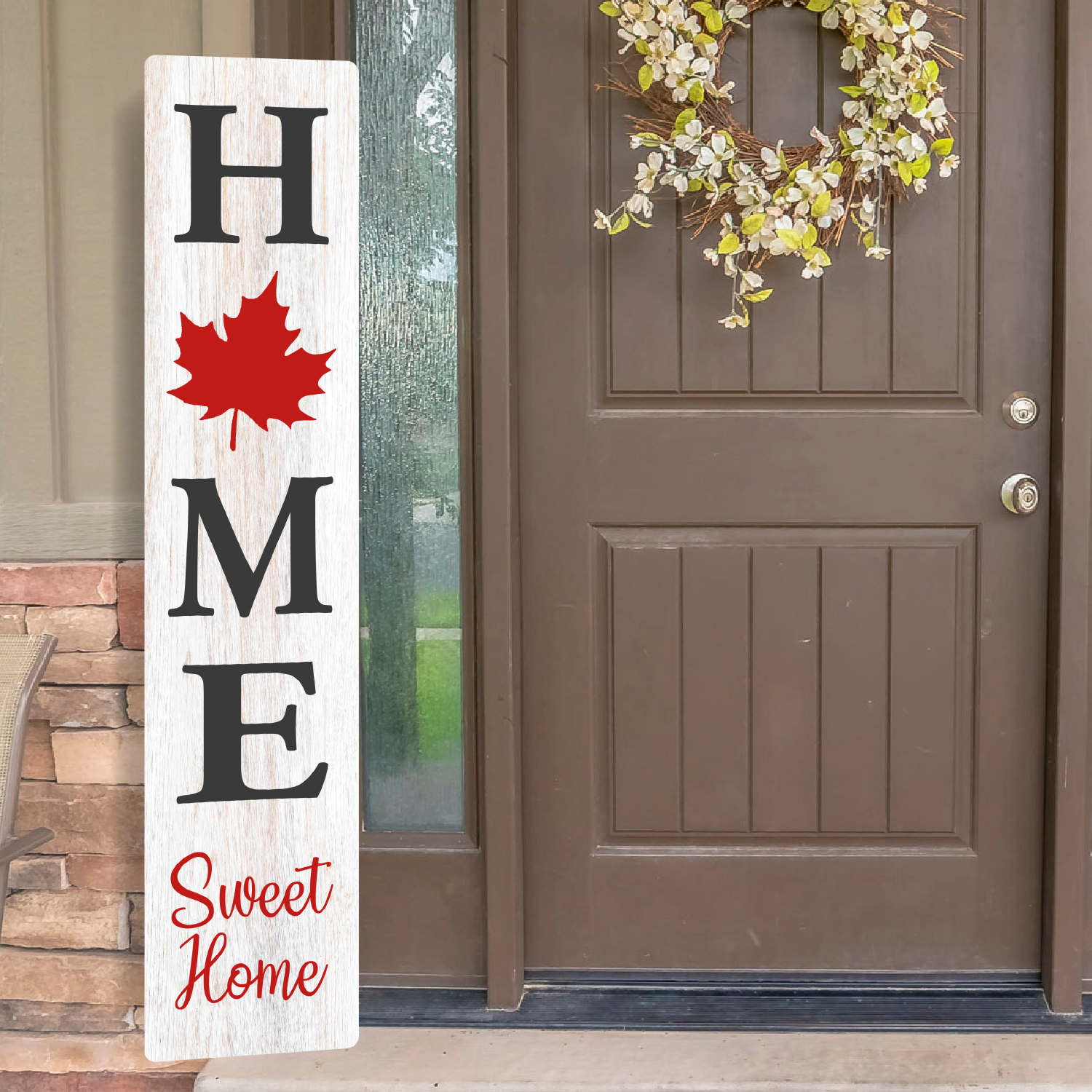 Canadian Home Sweet Home Entrance Sign – Ketchum Manufacturing Inc.