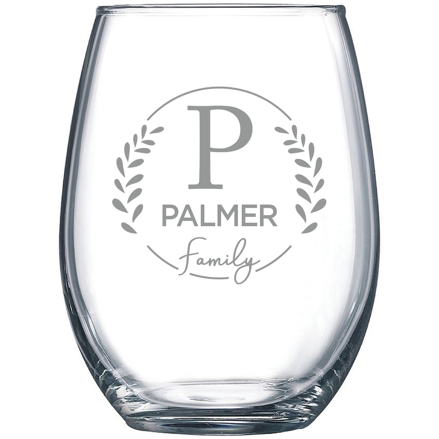 Monogram, Custom Wine Glasses, Set of 4 – Ketchum Manufacturing Inc.